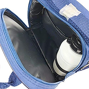 Mirage Coco Miguel & Dante Navy Blue Insulated Lunch Bag with Shoulder Strap (Navy Blue)