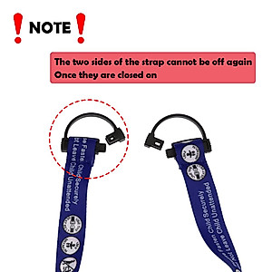 Hooshing 2PCS Kids Baby Safety Seat Belt Adjustable Supermarket Shopping Cart Belt Chair Seat Belts Blue