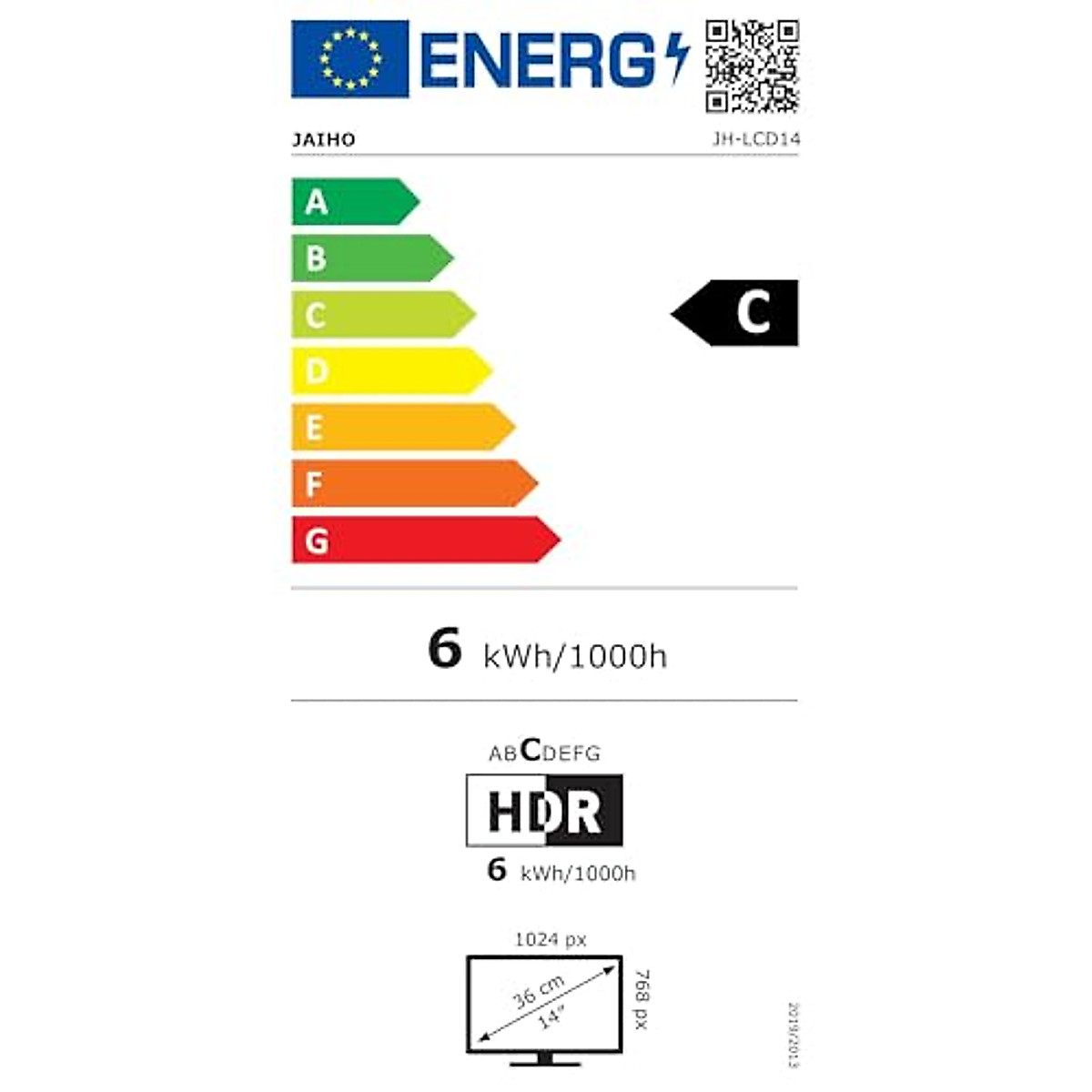 JaiHo 15 Inch LCD Monitor Display - 1024x768 Resolution HDMI PC Monitor Color Screen, Home Security Monitor with VGA/HDMI/BNC/AV/USB Earphone Input, Built-in Dual Speakers