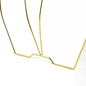 Gold Full Body Shape Metal Wire Swimwear Swimsuit Display Hangers for Dress，Bikini，Lingerie Hangers(10 Pack ，Gold)