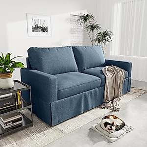 SILKIR Couches for Living Room,70 Inches Comfy Sofa Sofa for Living Room 3 Person Couch for Living Room,Office,and Apartment,Steel Blue