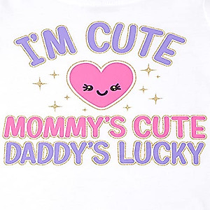 The Children's Place baby girls And Toddler Girl Short Sleeve Graphic T-shirt 3-pack Shirt, Family, 5T US