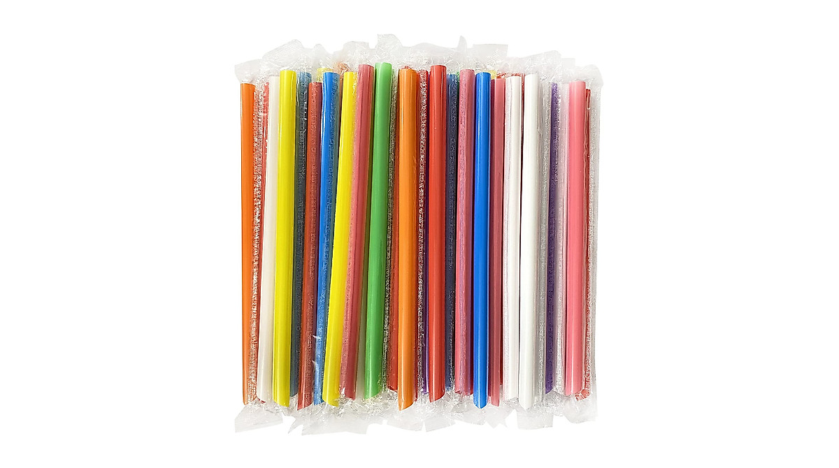 200 Pack Multi Color Milkshake Straws - Perfect for Drinks & Parties