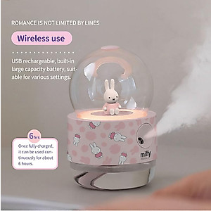 Miffy Crystal Ball Mist Humidifier - Romantic Gift Choice(Pink)