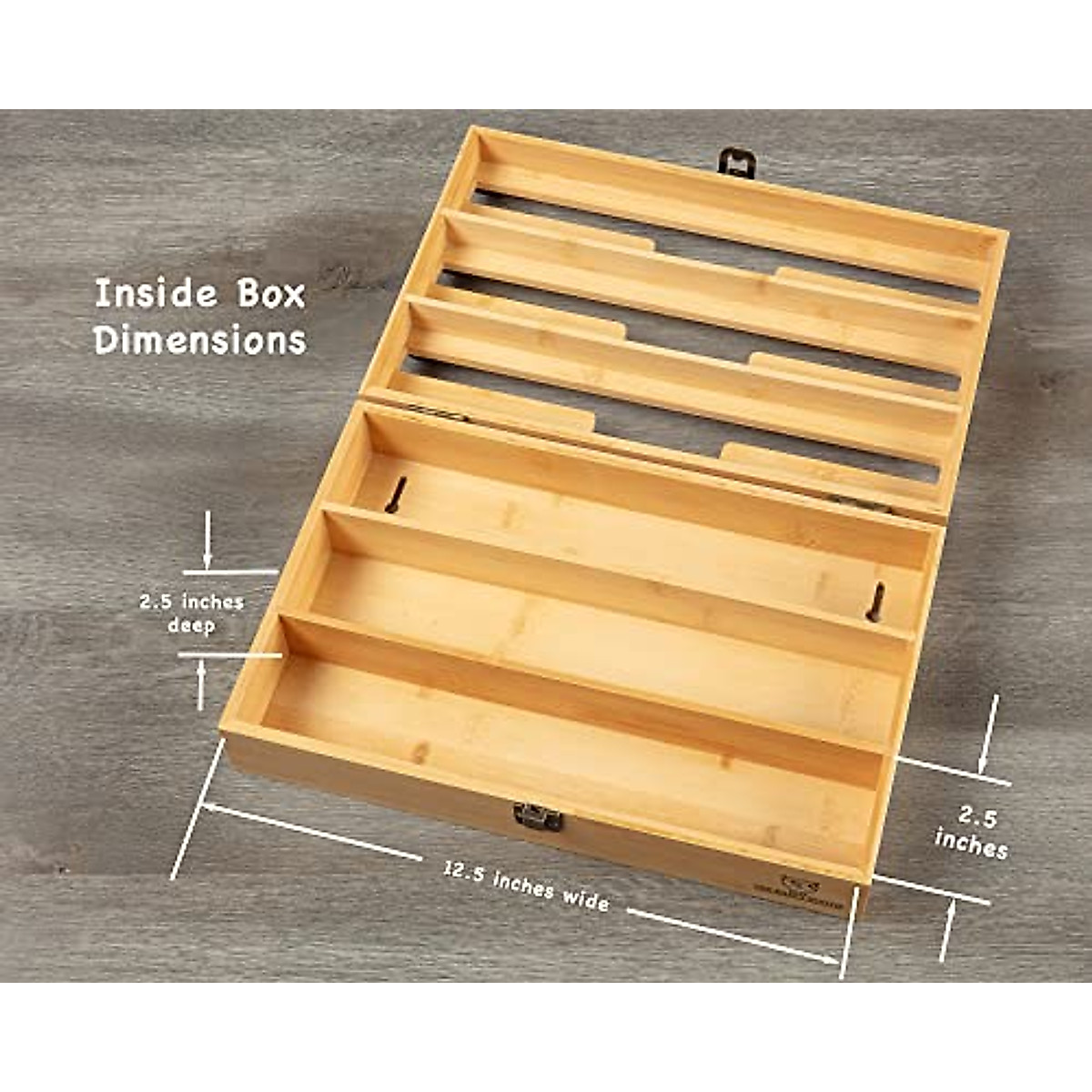 The Happy Hootie Foil and Plastic Wrap Dispenser for Kitchen Organization and Storage. Great for Kitchen Organization and Storage. Compatible with 12 inch Rolls.