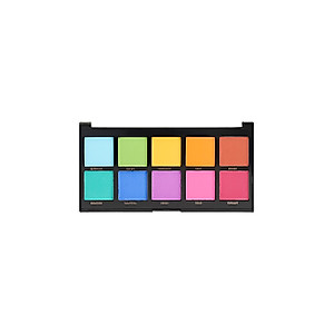 Profusion Cosmetics 10 Shade Eyeshadow Palette - High Pigmented Multi-Finish Colors, Vegan & Cruelty-Free, Create Stunning Looks On-the-Go - Travel-Friendly & Versatile Makeup, Spectrum