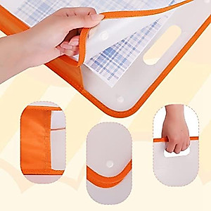 Vogely 4Pcs 15.8 X 13 X 3 Inches Scrapbook Paper Storage Organizer Box, Expandable Paper Folio12 X 12 Sheets,for Cardstock