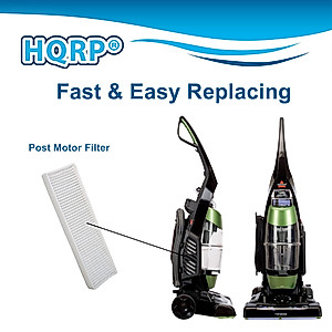 HQRP Filter Kit compatible with Bissell CleanView Helix Vacuum 95P1, 82H1, 82H1H, 82H1M, 82H1R, 82H1T Cleaner