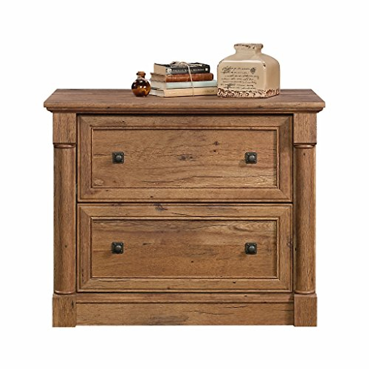 Sauder Palladia File Cabinet, Vintage Oak finish