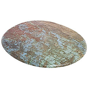 American Metalcraft RM1614 Organic Round Melamine Serving Board, Reclaimed Wood, 16 3/8-Inches