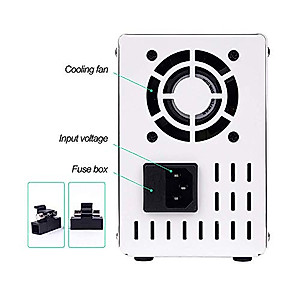 NICE-POWER DC Power Supply Adjustable Variable 3Digital LED Display Adjustable Regulated Switching Lab Bench Power Supply Digital (60V 5A)