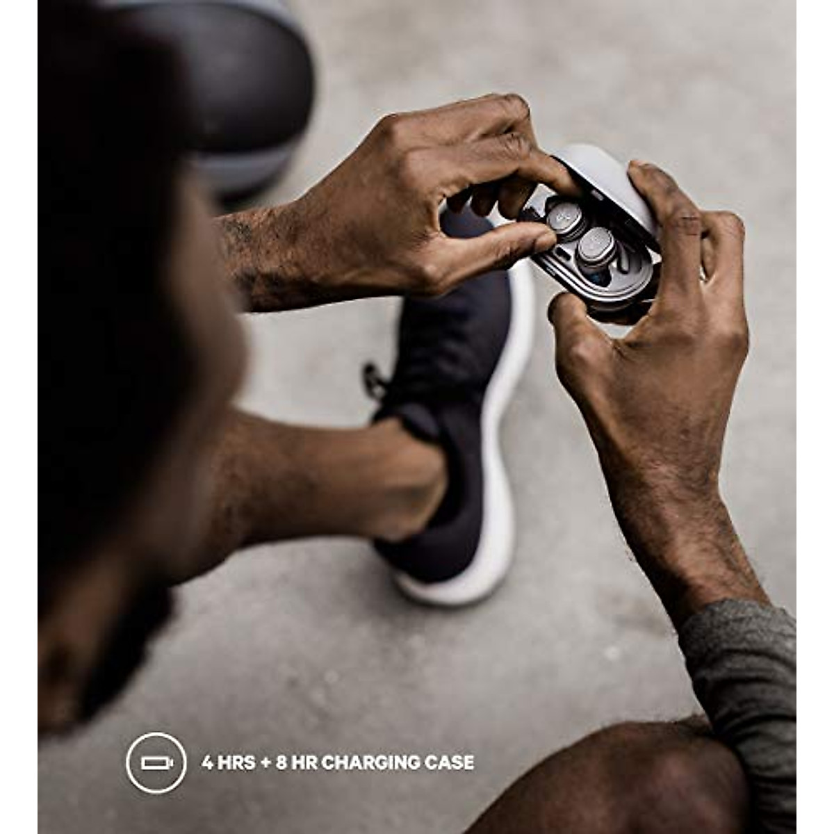 Jaybird RUN XT True Wireless Headphones (Storm Grey/Glacier)