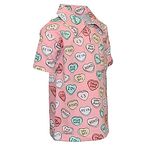 Unique Baby Boys Valentines Day Candy Hearts Polo Shirt (2t, Candy Hearts)