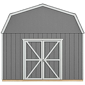 Handy Home Products Hudson 12x20 Do-it-Yourself Wooden Storage Shed with Floor