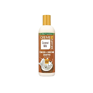 Shampoo with Coconut Milk by Creme of Nature, Detangling and Conditioning Formula for Normal Hair, 12 Fl Oz