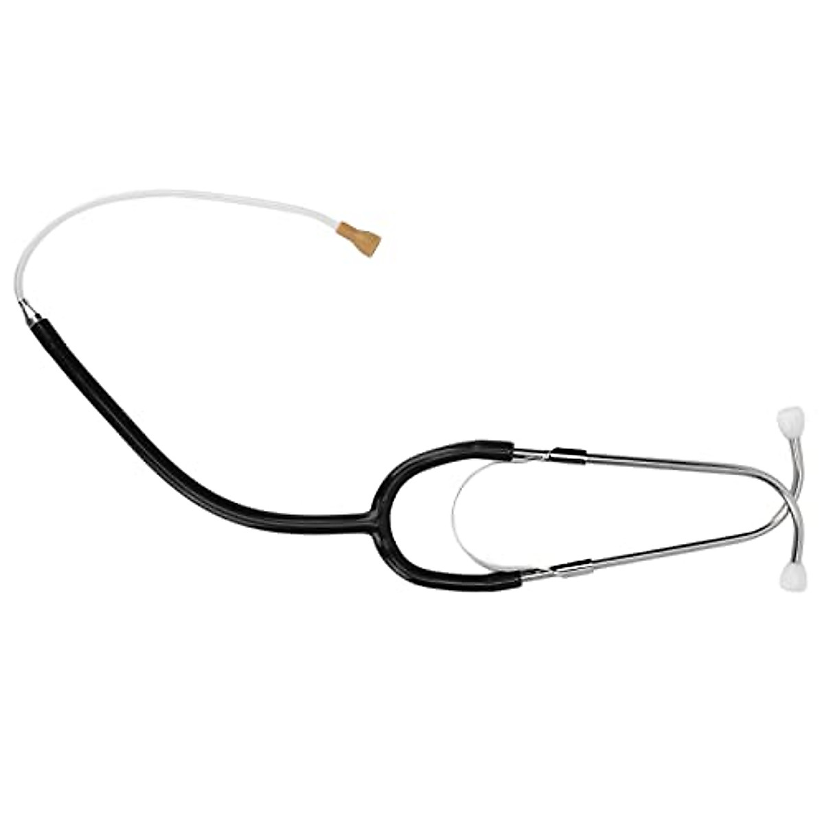 Listening Stethoscope, Hearing Aid Stethoscope Professional High Conductivity Low Loss Rate Binaural Stethoscope for Testing Headphone(Black)