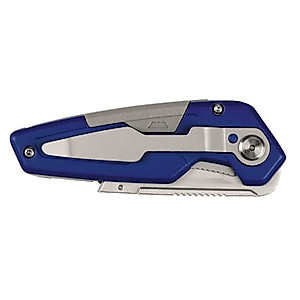 IRWIN Utility Knife, Folding with Blade Storage (1858319) , Blue