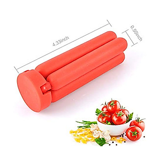 KSENDALO 5 Pack Thick Silicone Trivets for Hot Dishes Eco-Friendly Foldable Trivets for Hot Pots and Pans Folding Trivet Save Much Space for Kitchen Home, Multi-Color