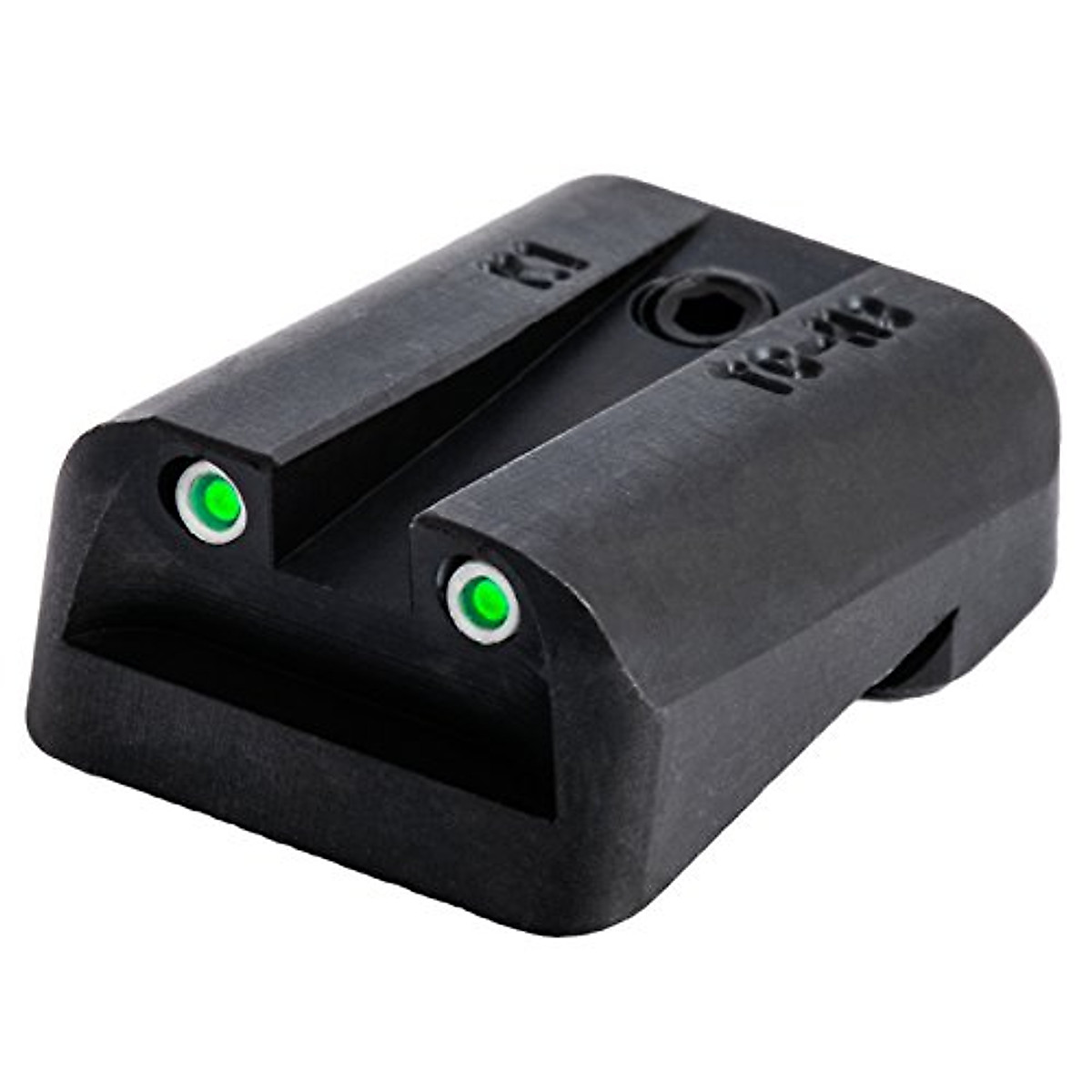 TG TG231K Tritium Glow in the Dark Handgun Pistol Sight for Day & Night Use, Compatible w/ Kimber 1911 Models w/ Fixed Rear Sight, Black