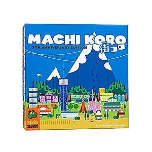 Machi Koro Board Game The Ultimate City-Building Game! Fast-Paced Dice Rolling Strategy Game for Kids and Adults, Ages 8+, 2-4 Players, 30 Minute Playtime, Made by Pandasaurus Games