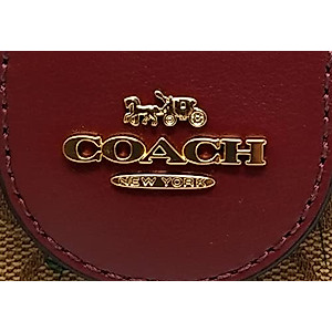 Coach Women's Tech Wallet in Colorblock Signature Canvas (Wildflower Print - Khaki Multi)
