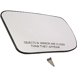 Kool Vue Mirror Glass Compatible with 2013-2018 Nissan Altima Sedan With Backing Plate Passenger Side NI1325108