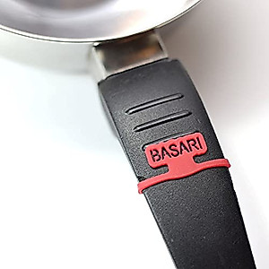 Kosher Kitchen Organization and Storage. Basari Red Silicone Labels for Jewish Kitchen Utensils. Oven Proof, Freezable, Microwave, Dishwasher Safe. Pack of 4 Tags