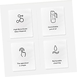 GRADENEVE 1pc Filter Jug Drink Iced Coffee Maker Water Jug Iced Tea Maker Cold Brew Coffee Maker Espresso Machine Tea Kettle with Handle Coffee for Cold Brew Clear Kettle Stainless Steel