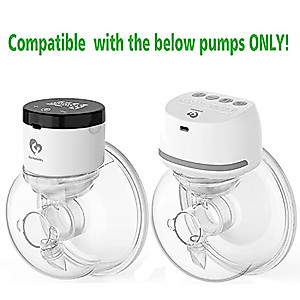 Replacement Flanges （21mm-2Pcs） for Bellababy Breast Pump Model BLA8040,B;A8040-2 and BLA8042,BLA8042-2