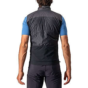 Castelli Unlimited Puffy Vest - Men's Dark Gray/Black/Silver Gray, Xl