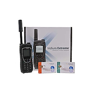 Iridium 9575 Extreme Satellite Phone with Prepaid and Postpaid SIM Cards