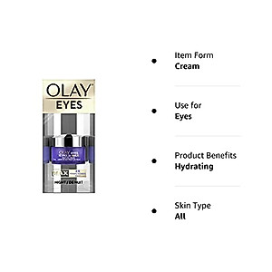 Olay, Retinol 24 Max Night Eye Cream, 0.51 Fl Oz