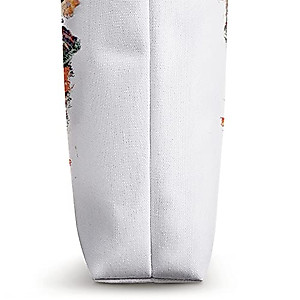 Leopard Bull Skull I Run This Rodeo Desert Cactus Western Tote Bag