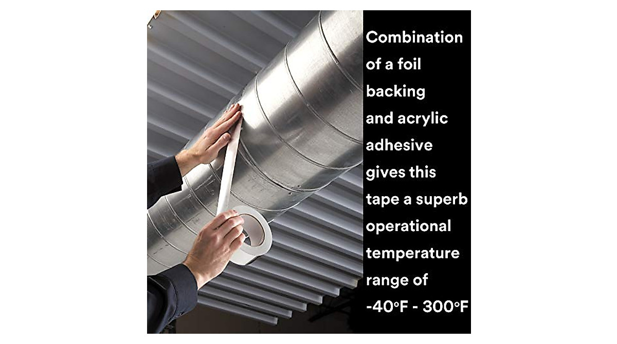 3M Aluminum Foil Tape 3340 for HVAC Duct Sealing & Repair