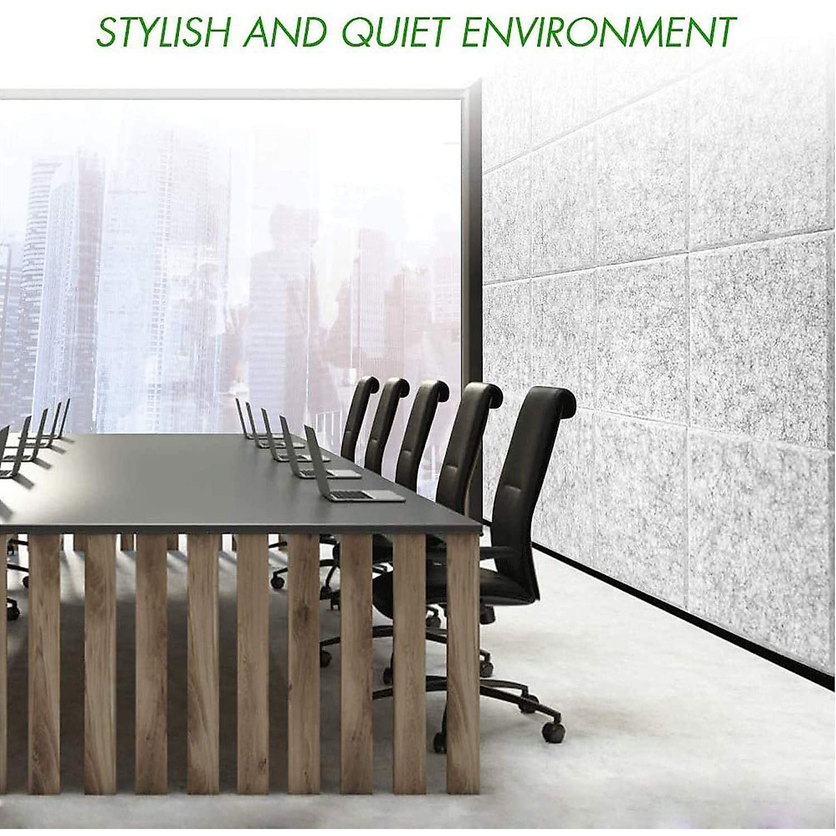 MYOYAY 12 Pack Acoustic Foam Panels Sound Absorbing Wall Panels 16x12in Sound Proofing Studio Wall Padding Noise Absorbing Treatment Board for Home Office Sound Panels Noise Reducing For Walls