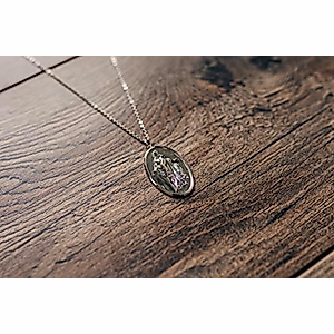 Silver LDS Christus Statue Pendant Necklace Inspirational Statue of Jesus Christ Necklace