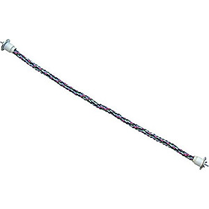 A&E Cage Company 001352 Happy Beaks Cotton Cable Bird Perch Multicolored, 1.25X48 in