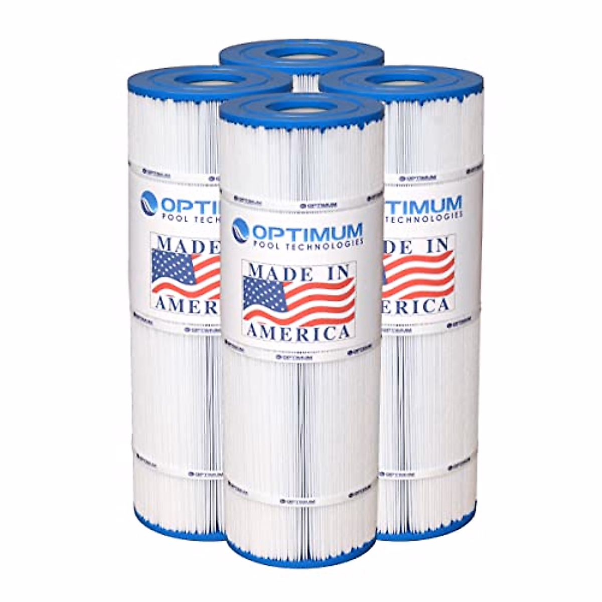 Optimum Pool Technologies® Pool Filter 4 Pack Compatible Replacement for Swim Clear C3020, C-3025, C3030, Super Star Clear C3000, C3000S; 325 SQ.FT. Cartridge Element (Pack of 4)