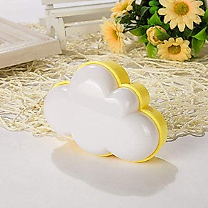 WIROJ Baby Night with Light Sensor Plug in Intelligent Soft LED Wall Nursery Lamp LED Cloud Nightlight for Kids for Children’s Bedroom Hallway for Baby Nursery Child Room