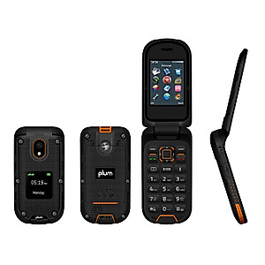 Plum RAM Plus 4G Volte Unlocked Rugged Flip Phone 2022 Model ATT ...