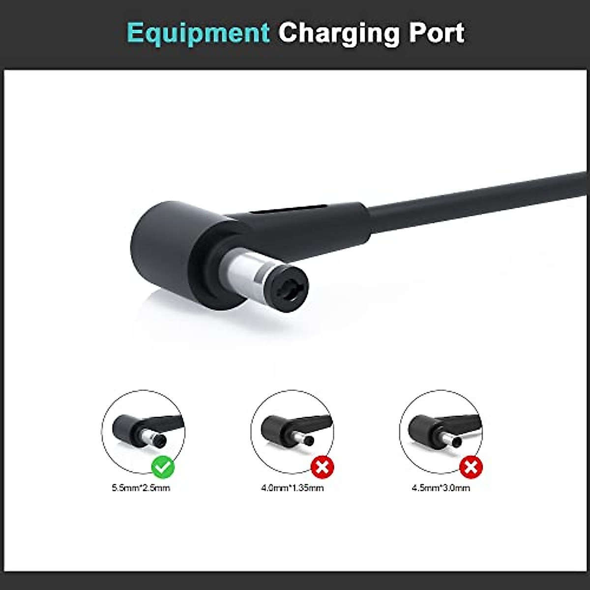 AC Charger Fit for Asus Monitor VG279Q VG278Q VG275Q VG245Q VG258Q VG258QR VG258QM VG248QG VG278QR VG278QE VG278QF TUF Gaming 10Ft Long 65W Power Supply Adapter Cord