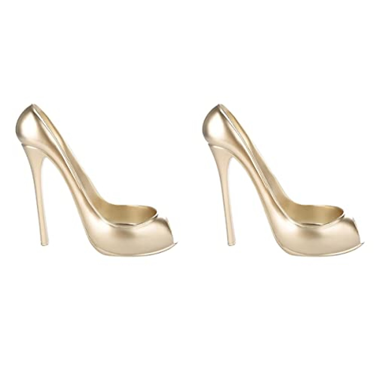 Cabilock Home Decor Champagne Bottle Display Rack 2 Pack High Heel Single Heel Wine Bottle Holder Single Wine Display Stand Champagne Heel Holder Wine Holder: Heel Single Wine Heel Holder Wine Fridge