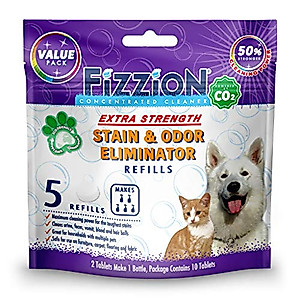 Fizzion Pet Stain and Odor Extra Strength Eliminator (10 Tablets, Extra Strength)