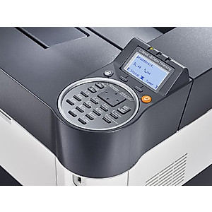 Kyocera 1102L12US0 Model FS-4200DN Black & White Network Laser Printer, 5 Line LCD Display Panel for Ease of Use, 52 Pages Per Minute, 2600 Sheet Maximum Paper Capacity, Convenient USB Host Printing