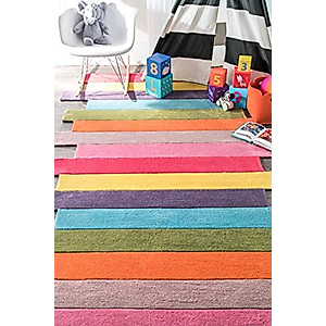 nuLOOM Hand Tufted Pantone Area Rug, 5' x 8', Multi