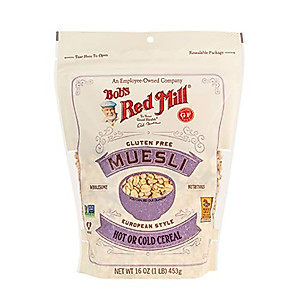 Bob's Red Mill Gluten Free Muesli Cereal, 16-ounce (Pack of 4)