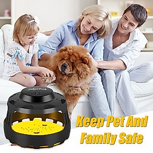 2 Pack Flea Traps for Inside Your Home,2023 𝗨𝗽𝗴𝗿𝗮𝗱𝗲𝗱 Flea Trap with LED Light for Indoor,Flea Killer Bed Bug Trap with 20 Sticky Pads,Sticky 𝗙𝗹𝗲𝗮 𝗧𝗿𝗮𝗽,Safe for Kids,Friendly to Pets