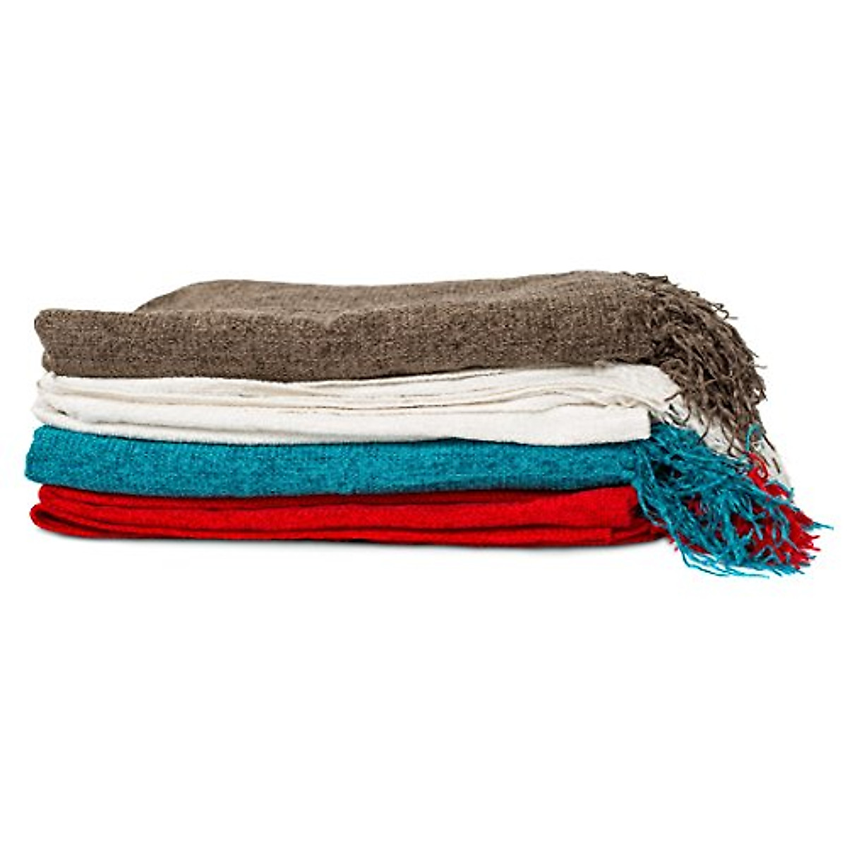 BIRDROCK HOME Internet’s Best Chenille Throw Blankets - Taupe - Ultra Soft Couch Blanket with Fringe - Light Weight Sofa Throw - 100% Microfiber Polyester - Easy Travel - Bed - 50 x 60