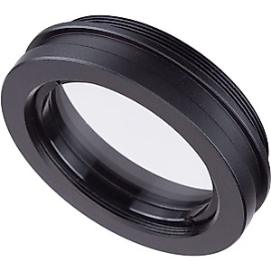AmScope SM10 1X Barlow Lens For SM Stereo Microscopes, Black, 48 mm