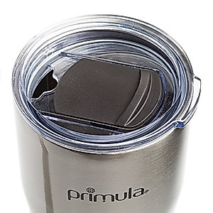 Primula Avalanche Double Walled Vacuum Sealed Thermal Insulated Tumbler Stays Cold or Hot All Day Long, Reusable Thermos, 1 Count (Pack of 1), Brushed Stainless Steel